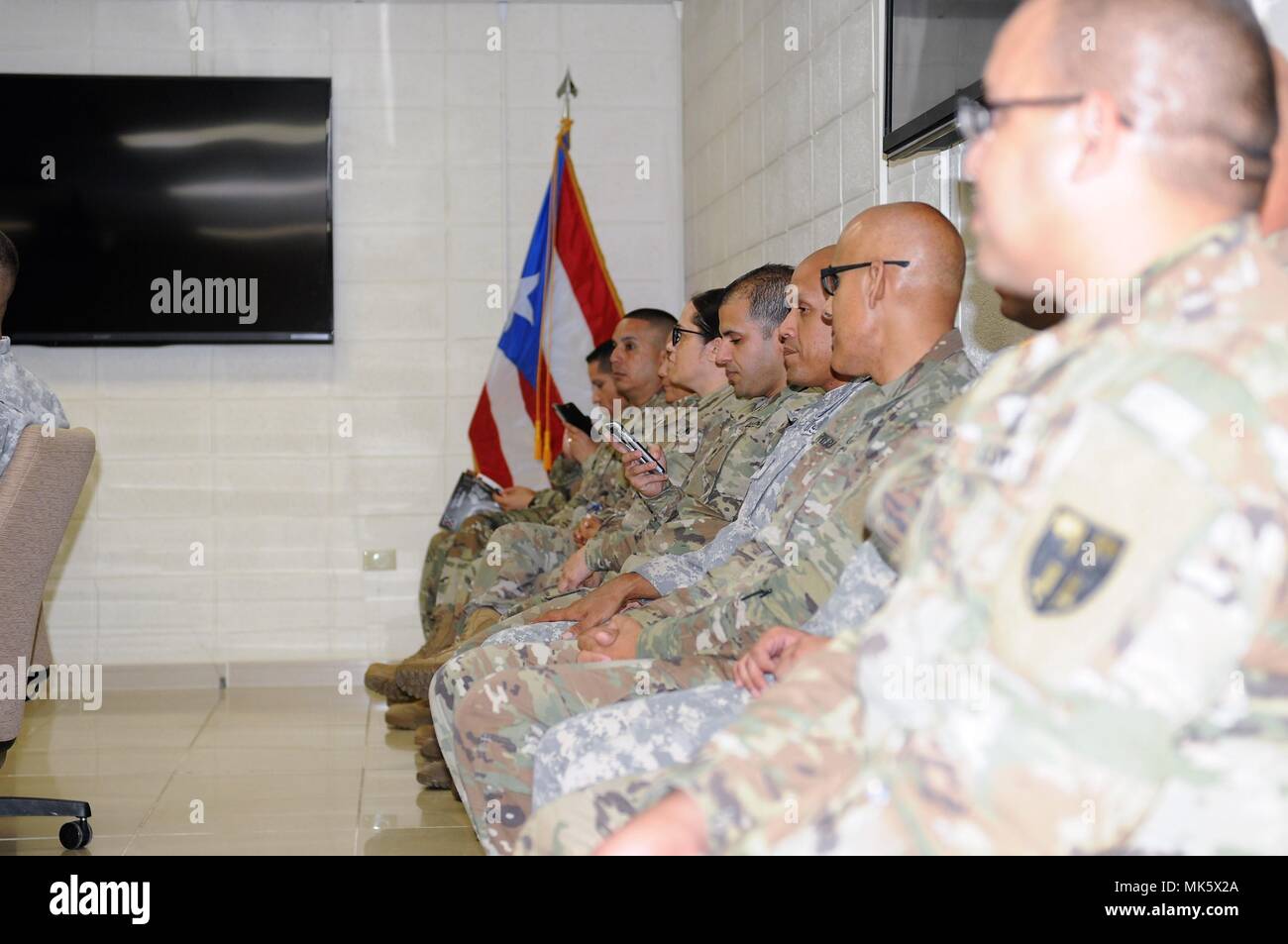 Citizen-Soldiers of the Puerto Rico Army National Guard at the United ...