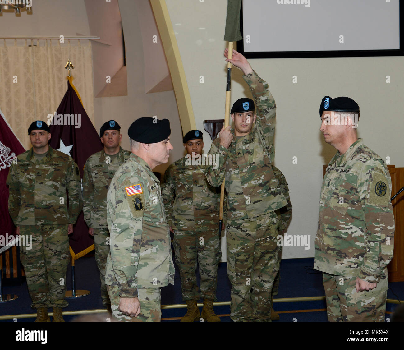Lt. Col. Aaron Neal, Commander, 7227th Medical Support Unit and Sgt ...