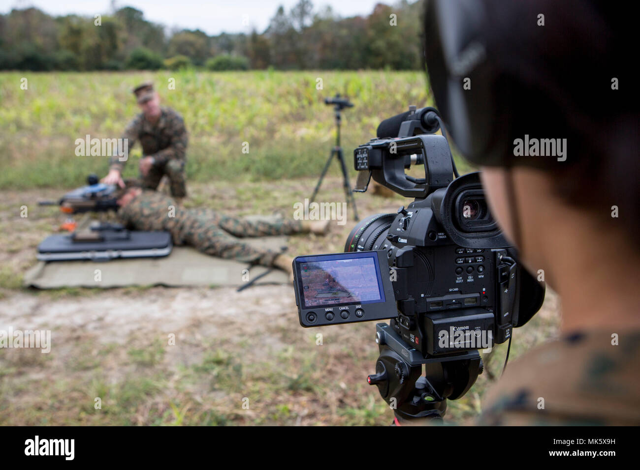 U.S. Marine Corps Lance Cpl. Melissa M. Lettieri, combat videographer ...