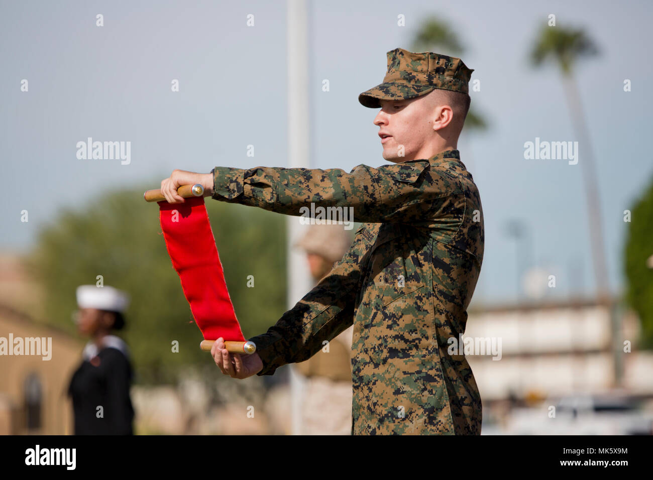 U.S. Marine Corps 2nd Lt. Cameron Slusser, the Marine Corps Air Station ...