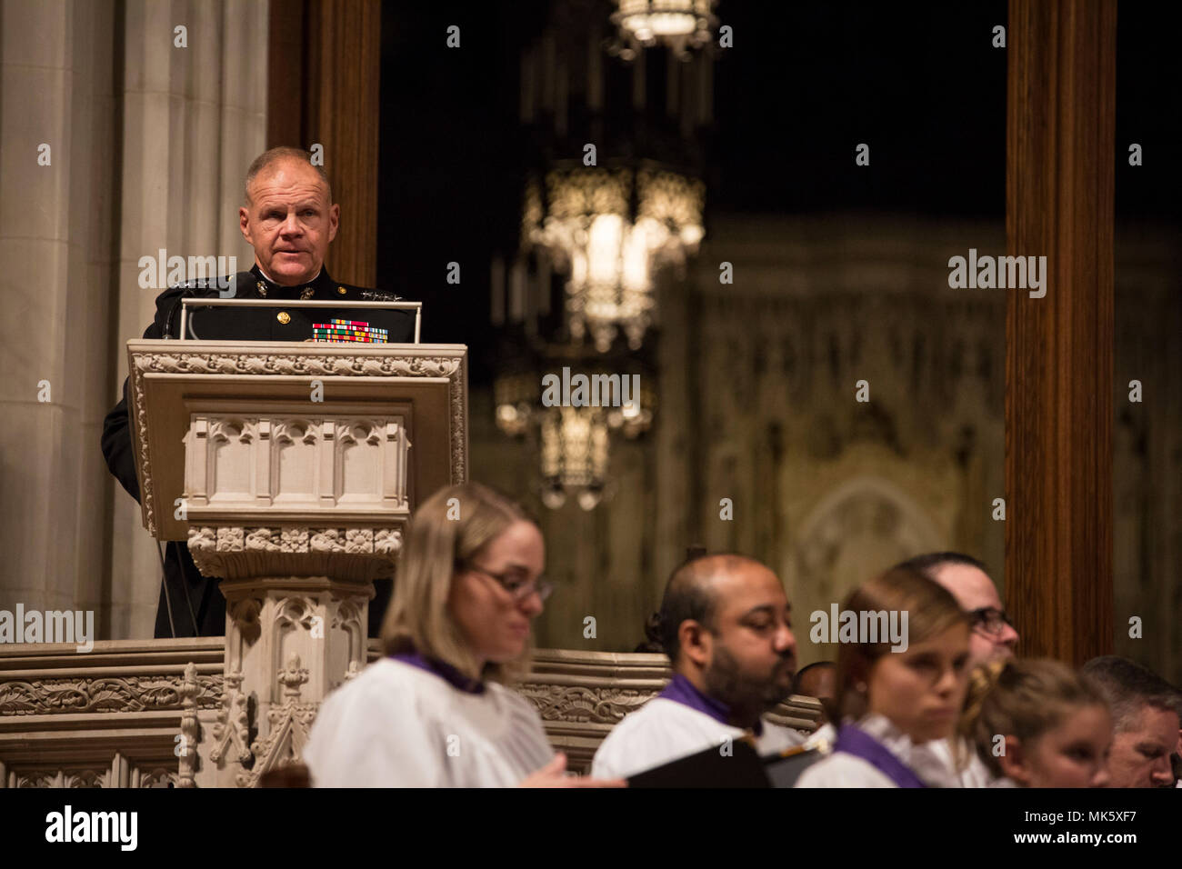 Commandant of the Marine Corps Gen. Robert B. Neller, gives remarks ...