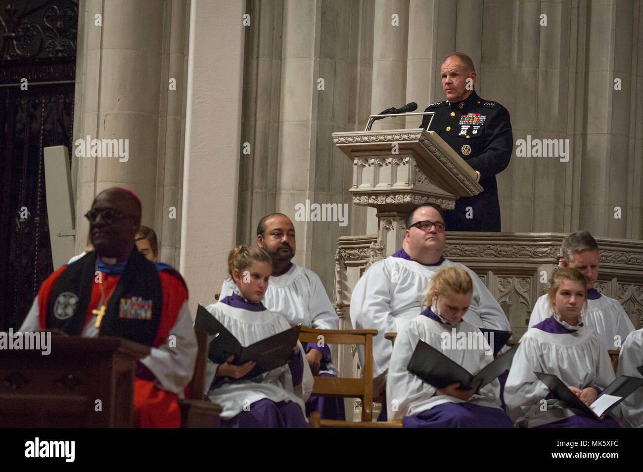 Commandant of the Marine Corps Gen. Robert B. Neller, gives remarks ...
