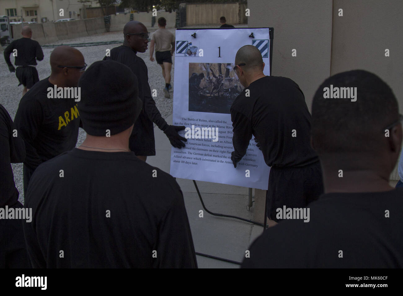 Dog-faced Solders from 3rd Infantry Division get a history lesson on ...