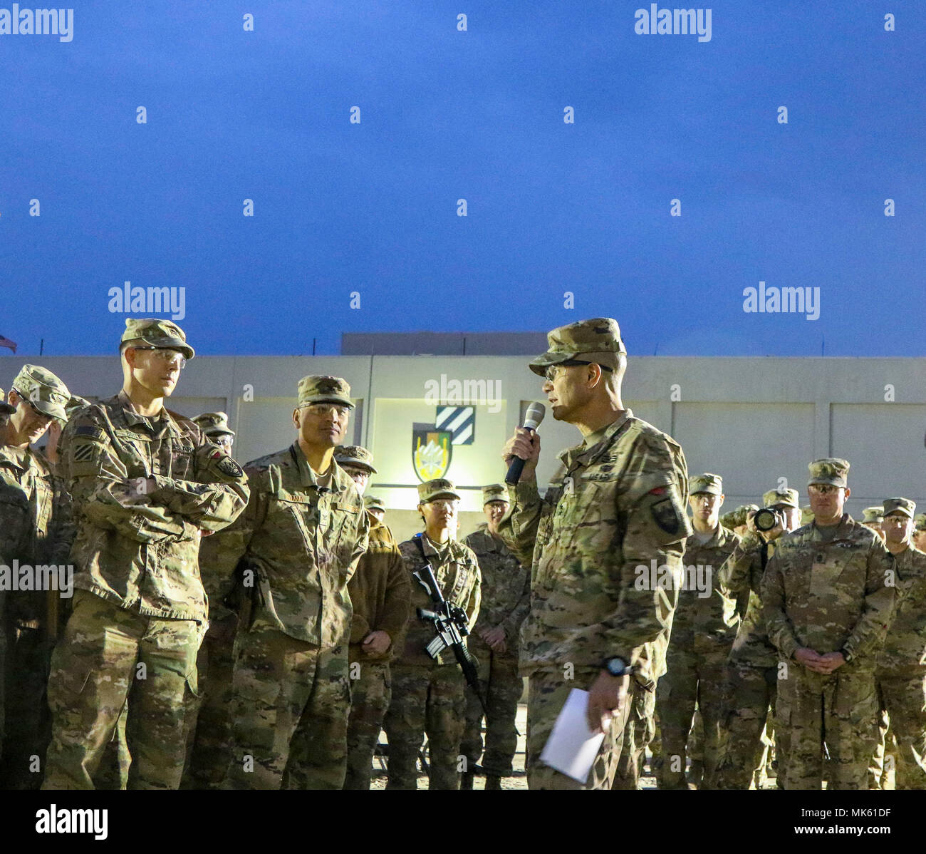 LTG Leopoldo Quintas, Commander USFOR-A (NSE) and the 3rd Infantry ...