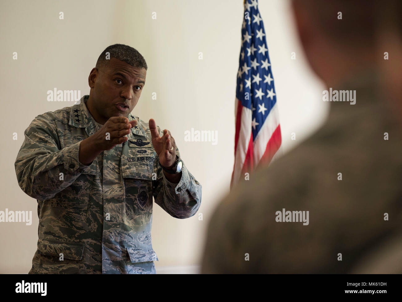 RAF Welford, United Kingdom – U.S. Air Force Lt. Gen. Richard M. Clark ...