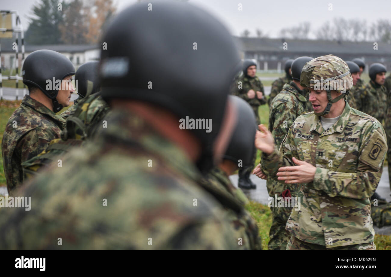 PANCEVO, Serbia -- Paratroopers from 2nd Bn, 503rd Infantry Regiment ...