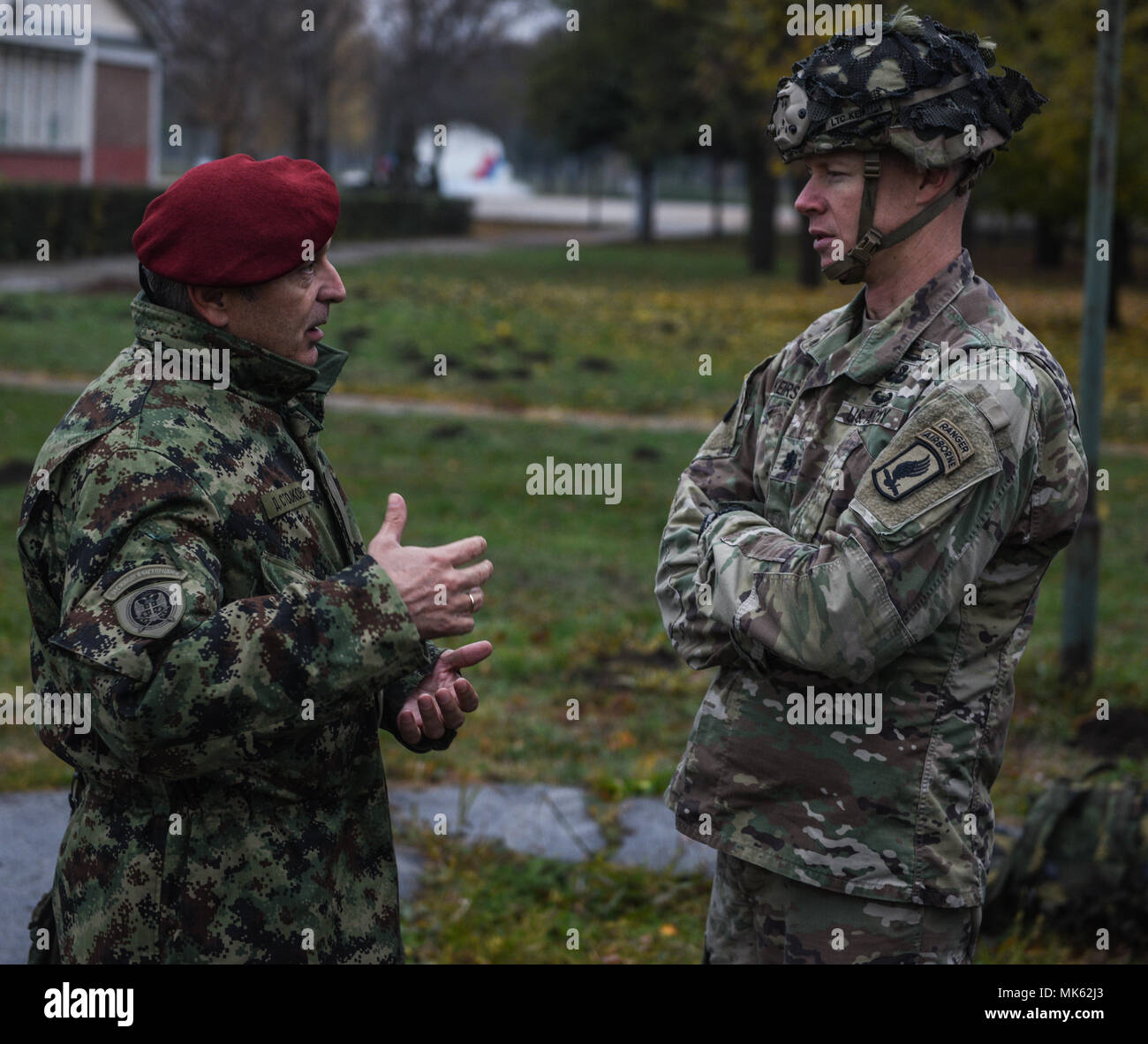 PANCEVO, Serbia -- 2nd Bn, 503rd Infantry Regiment, 173rd Airborne ...