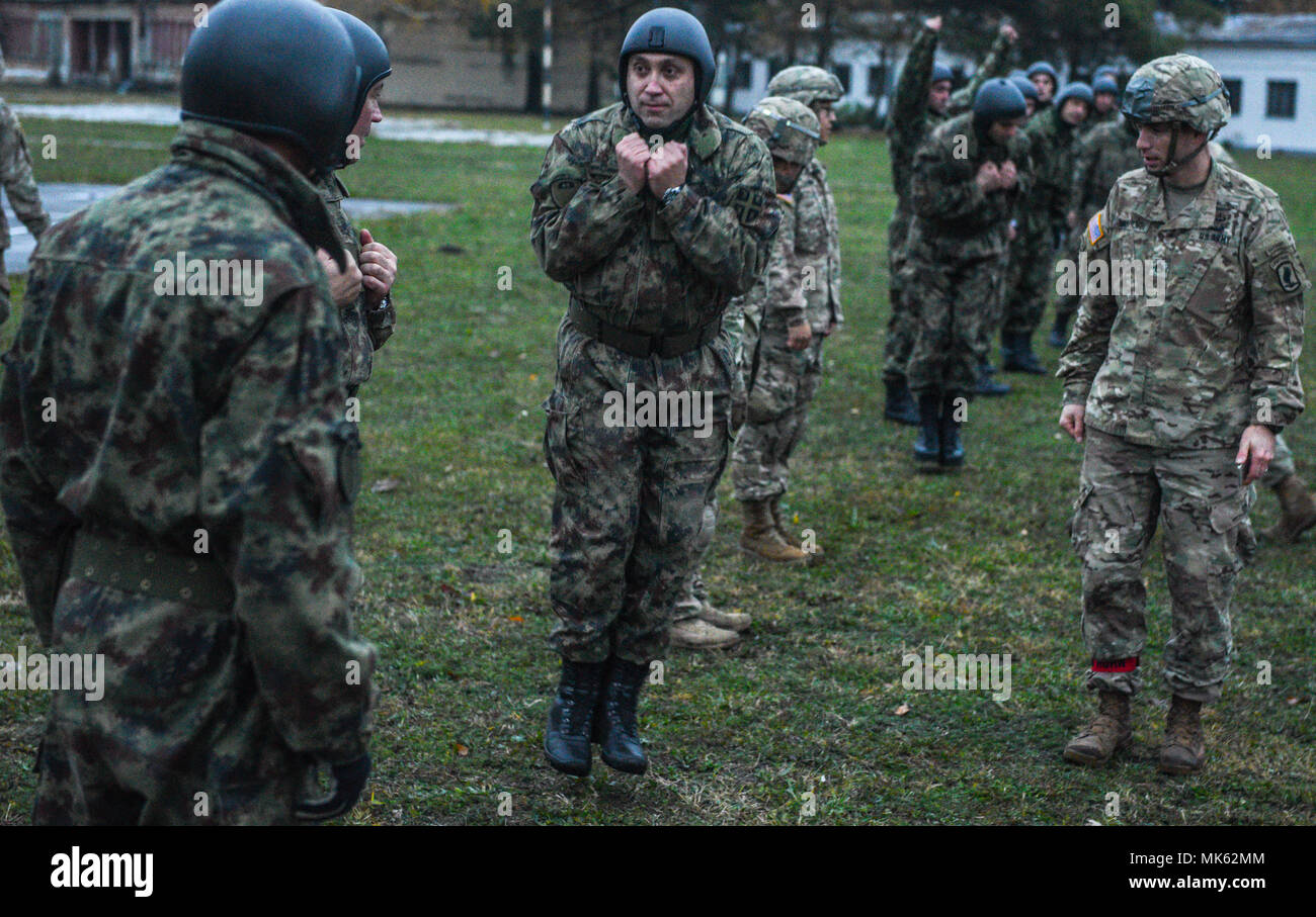PANCEVO, Serbia -- Paratroopers from 2nd Bn, 503rd Infantry Regiment ...