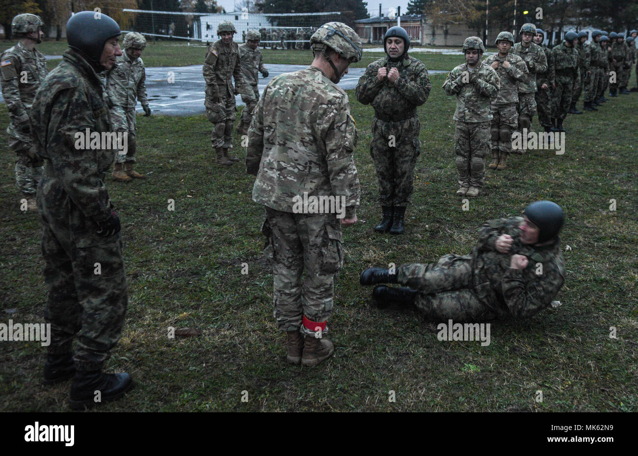 PANCEVO, Serbia -- Paratroopers from 2nd Bn, 503rd Infantry Regiment ...