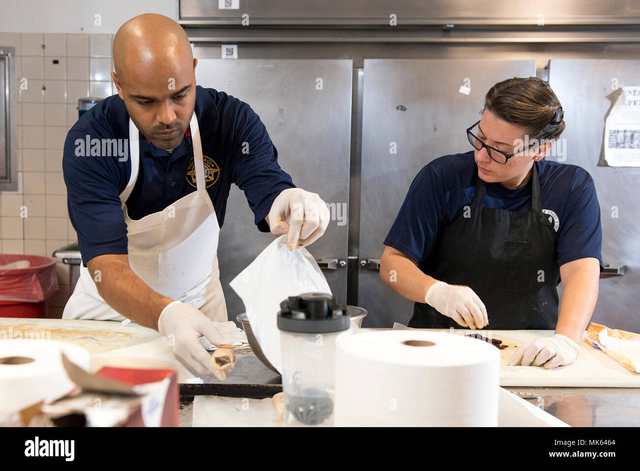 Coast Guard Petty Officer 1st Class Mike Edwards and Air Force Staff ...