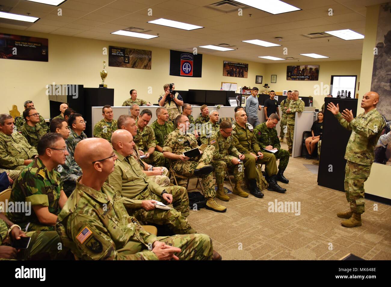 Command Sgt. Maj. Jose Gomez (right), command sergeant major, Phoenix ...