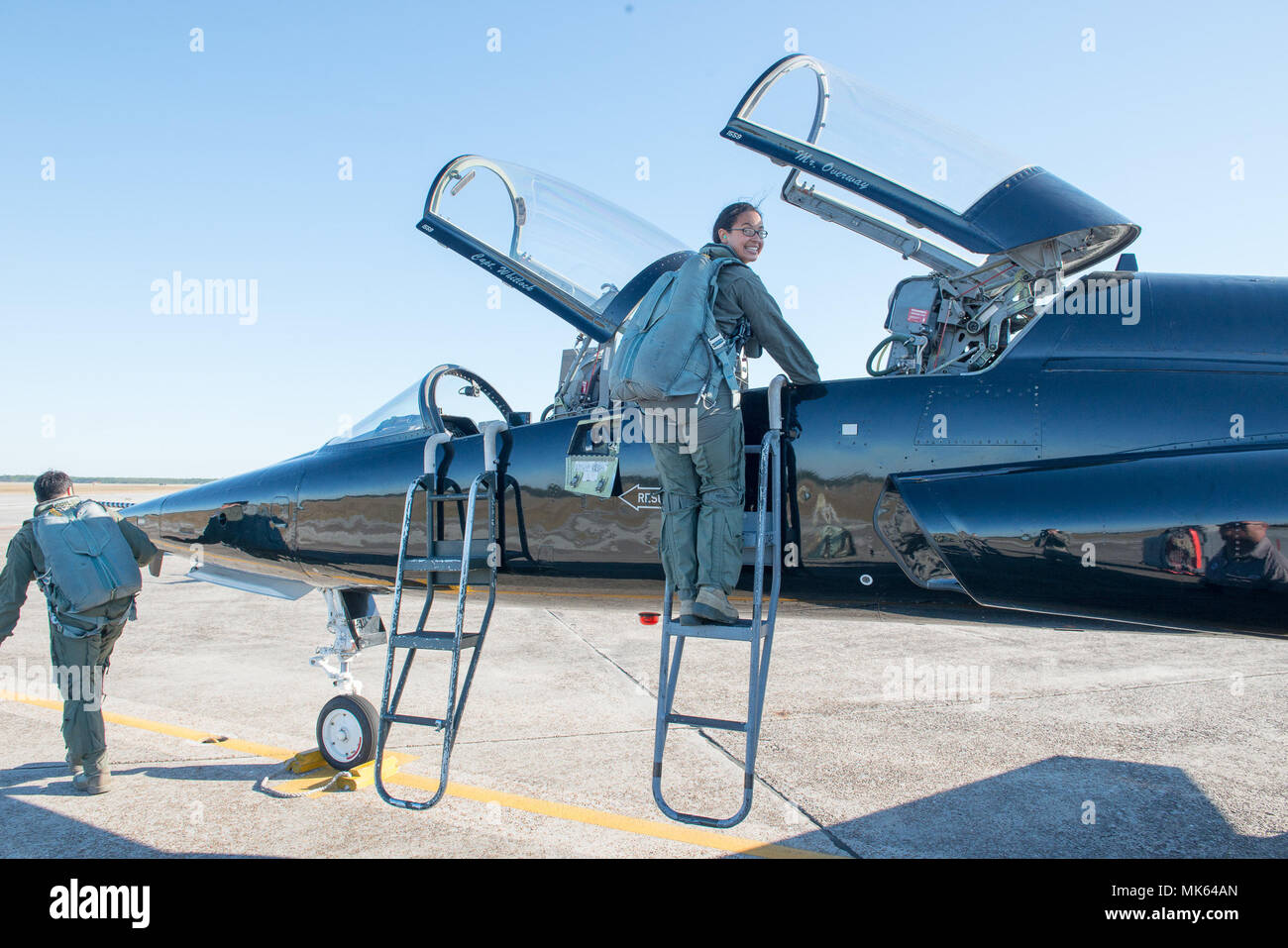 Major Trevor "Gonkey" Hartsock of the 301st Fighter Squadron and Tech ...