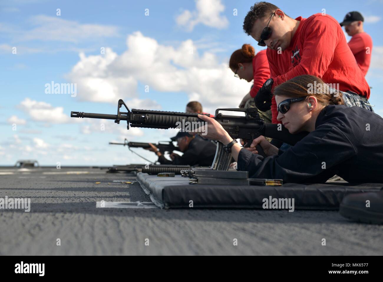 171110-N-GL340-052 MEDITERRANEAN SEA (Nov. 10, 2017) Hospital Corpsman ...