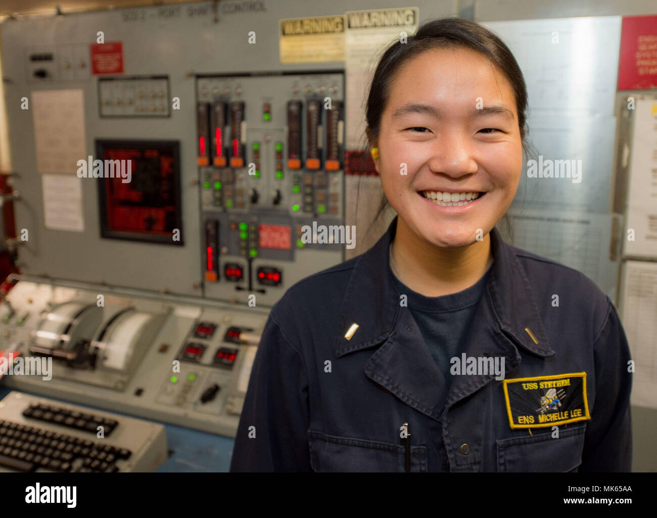 171108-N-HI376-002 WATERS OFF THE COAST OF JAPAN (Nov. 08, 2017) Ensign ...