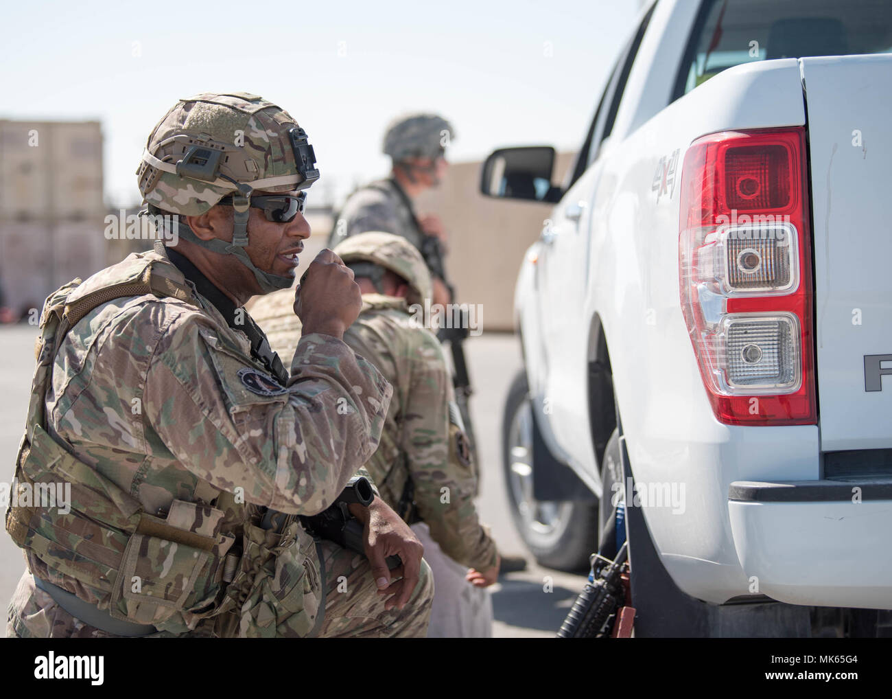 Both assigned to the 379th expeditionary security forces squadron hi ...