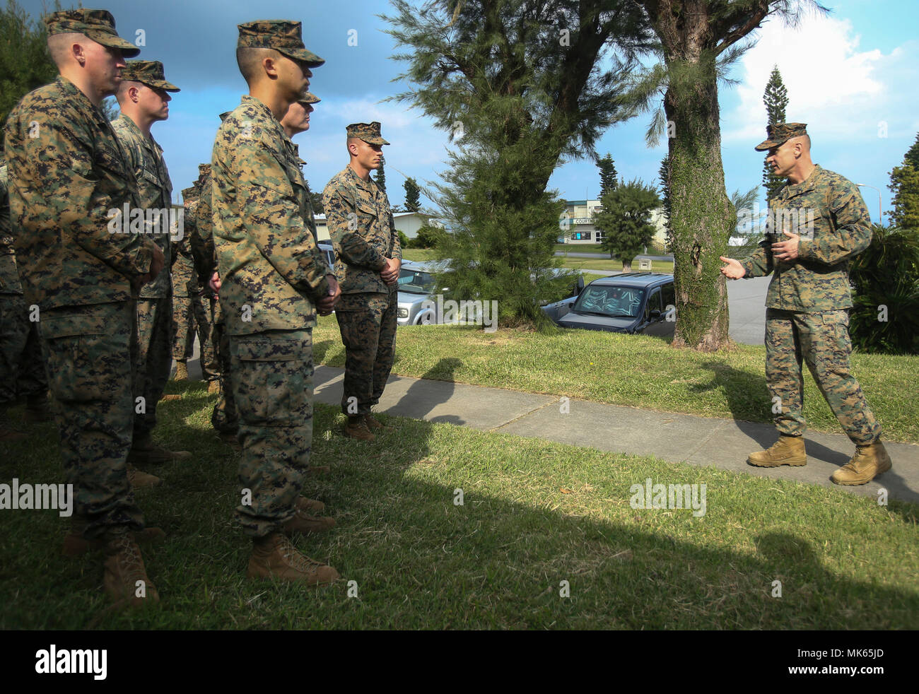 Col. Michael P. Wylie, 3D Marine Expeditionary Brigade Chief of Staff ...