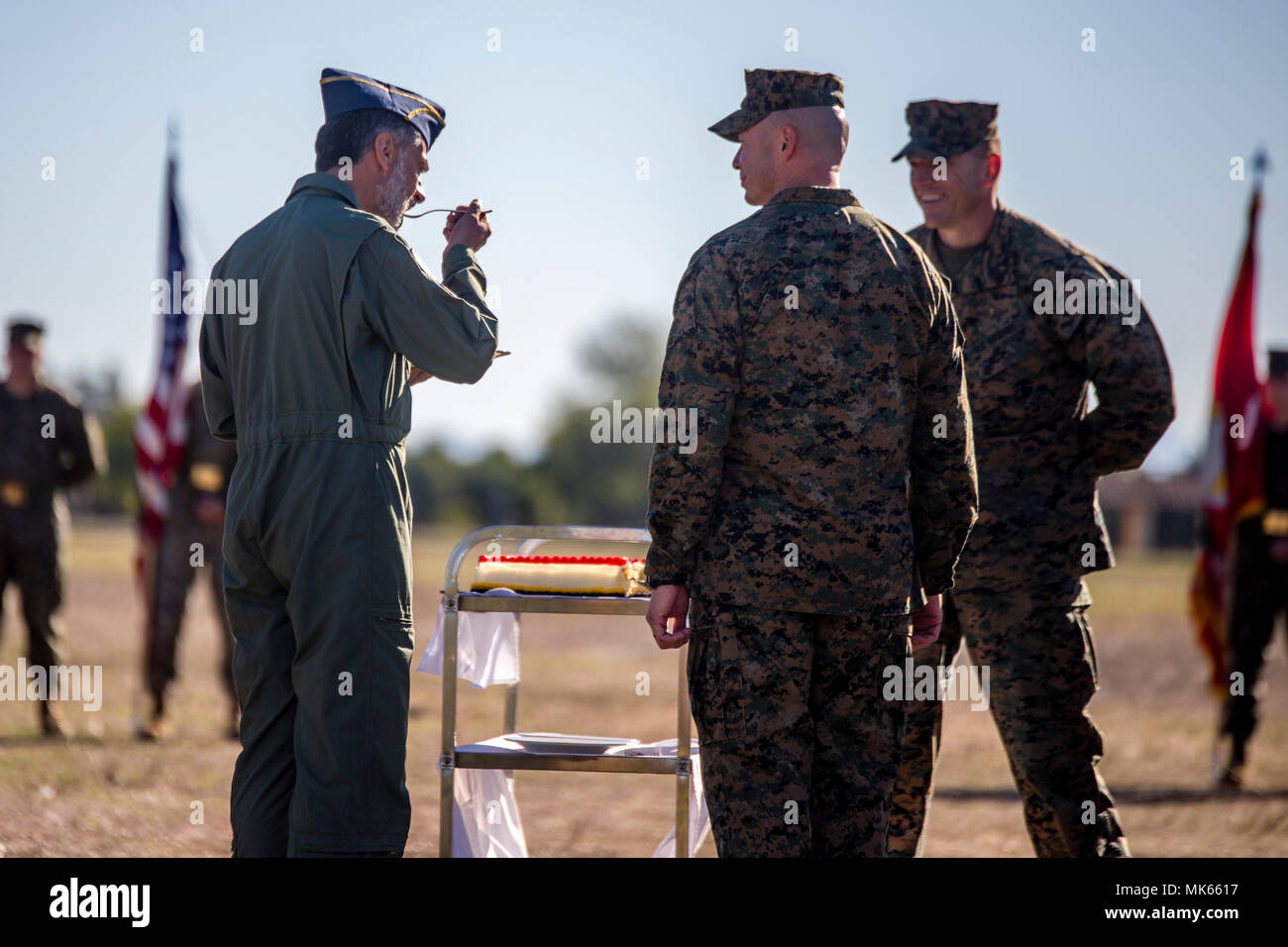 Morón Air Base Commander, Spanish Air Force Col. Carlos Perez Martinez ...