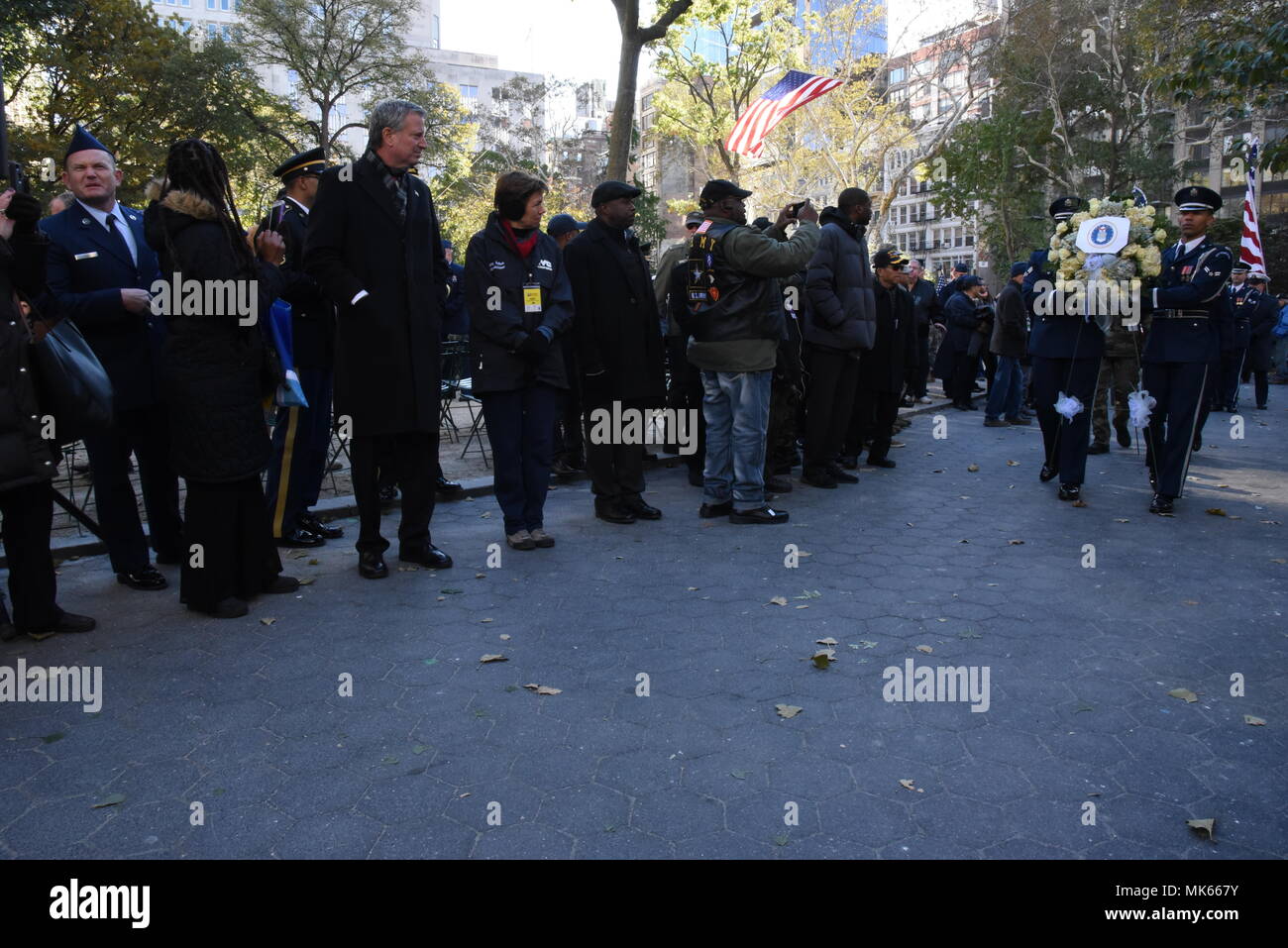 The Air Force Honor Guard marched in the Veterans Day Parade and ...