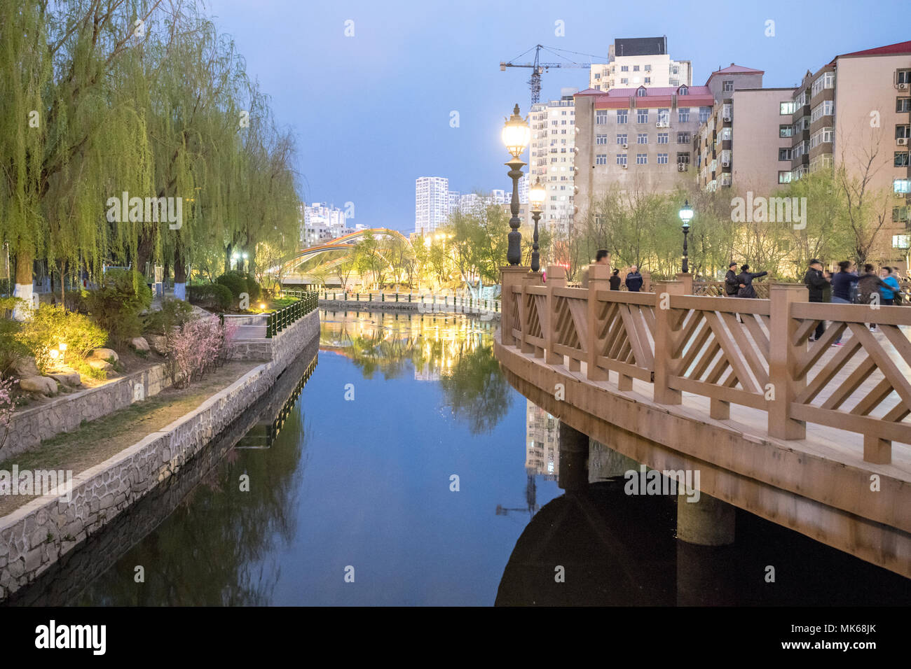 Harbin, small river side, beautiful, unknown to tourists, but beautiful ...