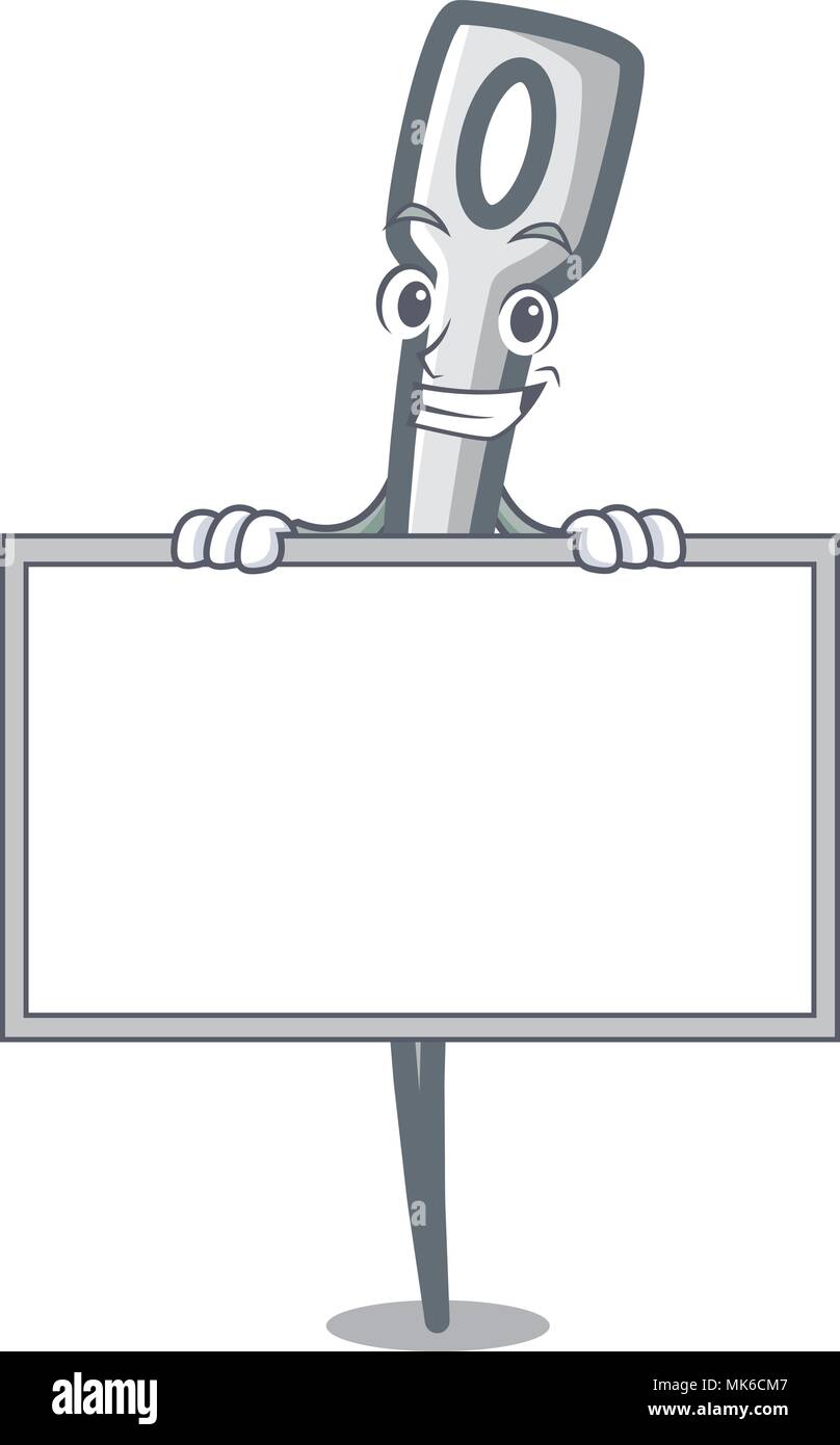 Grinning with board needle character cartoon style vector illustration ...