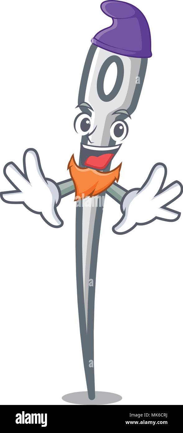 Elf needle character cartoon style vector illustration Stock Vector ...