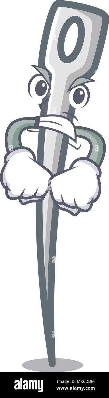 Angry needle mascot cartoon style vector illustration Stock Vector ...