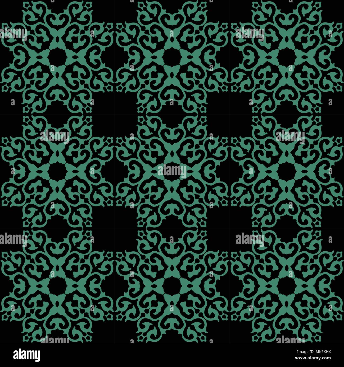 Antique seamless background Square Curve Cross Crest Frame, Ideal for ...