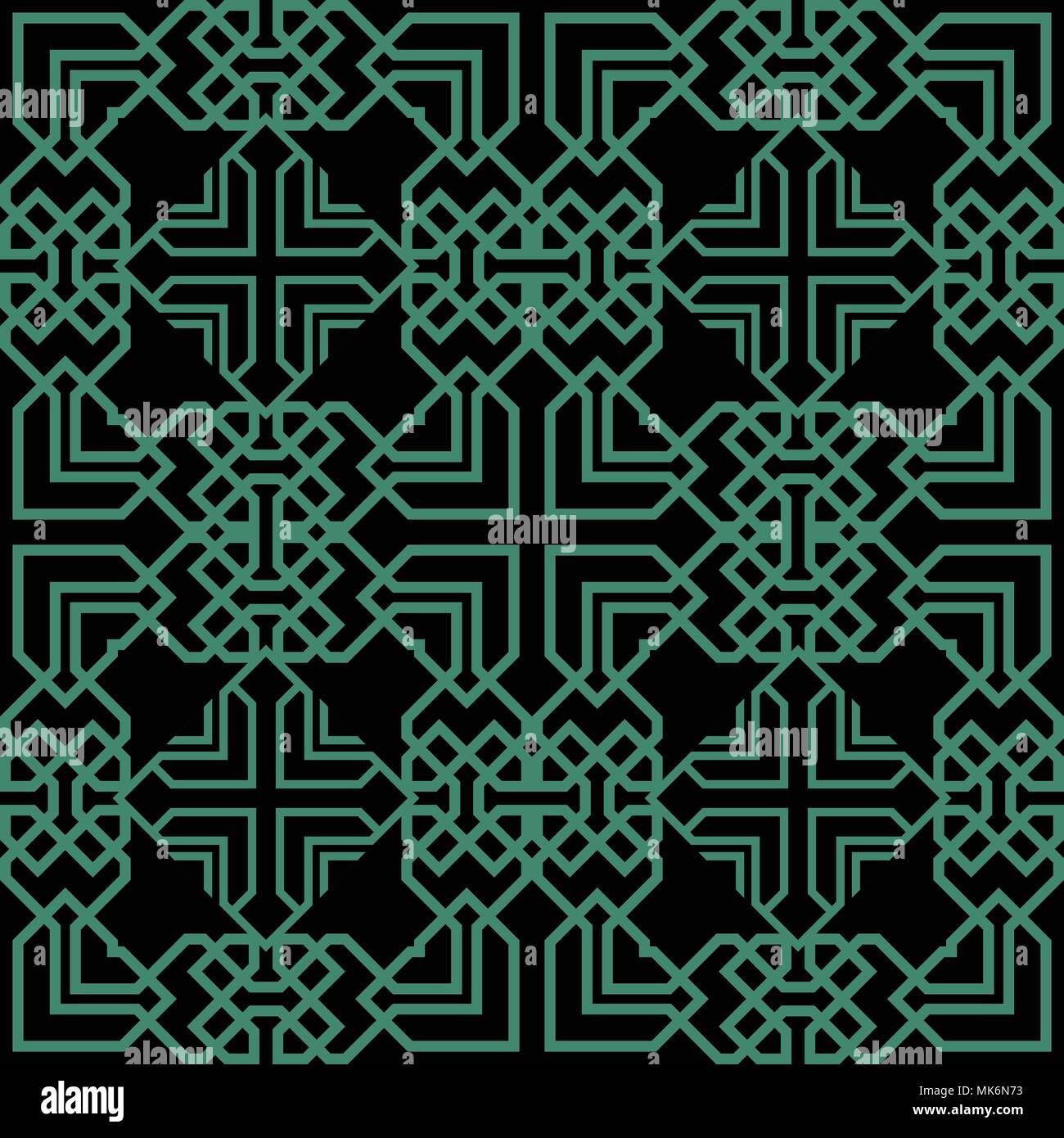 Antique seamless background Polygon Square Check Cross Frame Line ...
