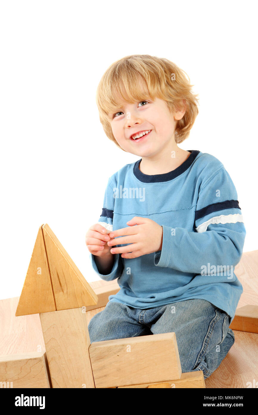 Hand built construction build blocks hi-res stock photography and ...