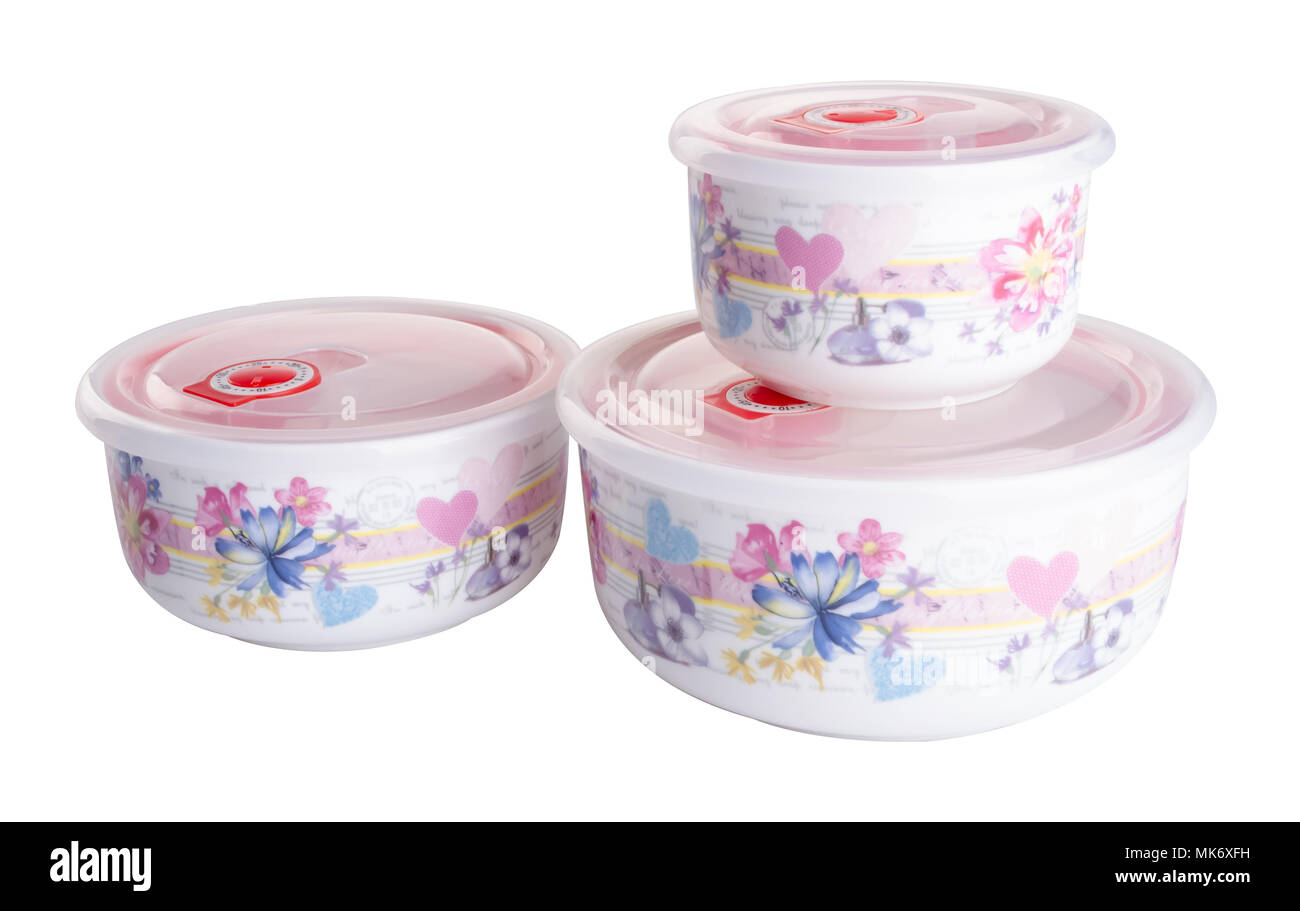 food containers. containers. food containers on the background Stock ...