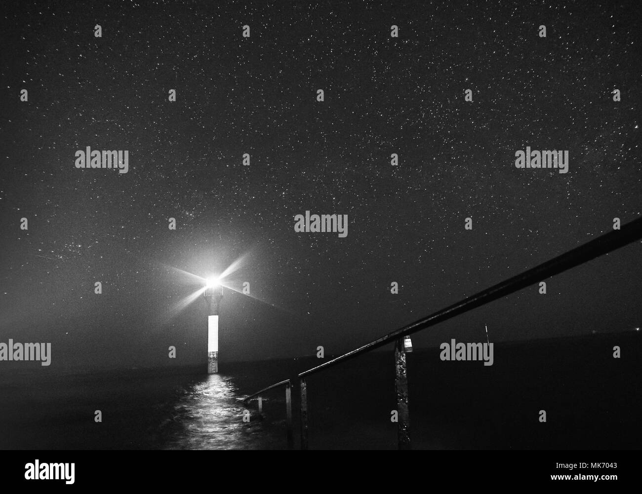 Summer stars in night Black and White Stock Photos & Images - Alamy