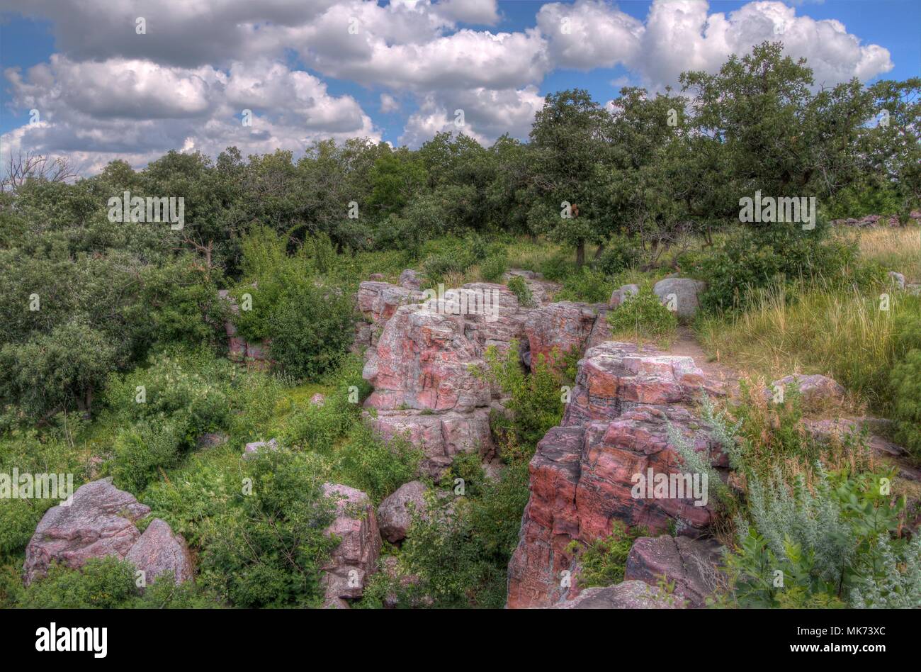 Pipestone National Monument is part of the National Park System. It is ...