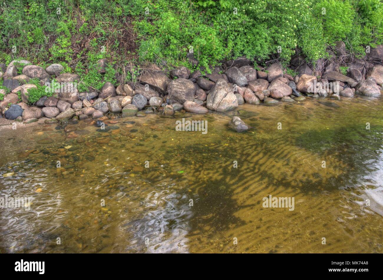Bowstring Lake is Part of the Leech Lake Native American Reservation in ...