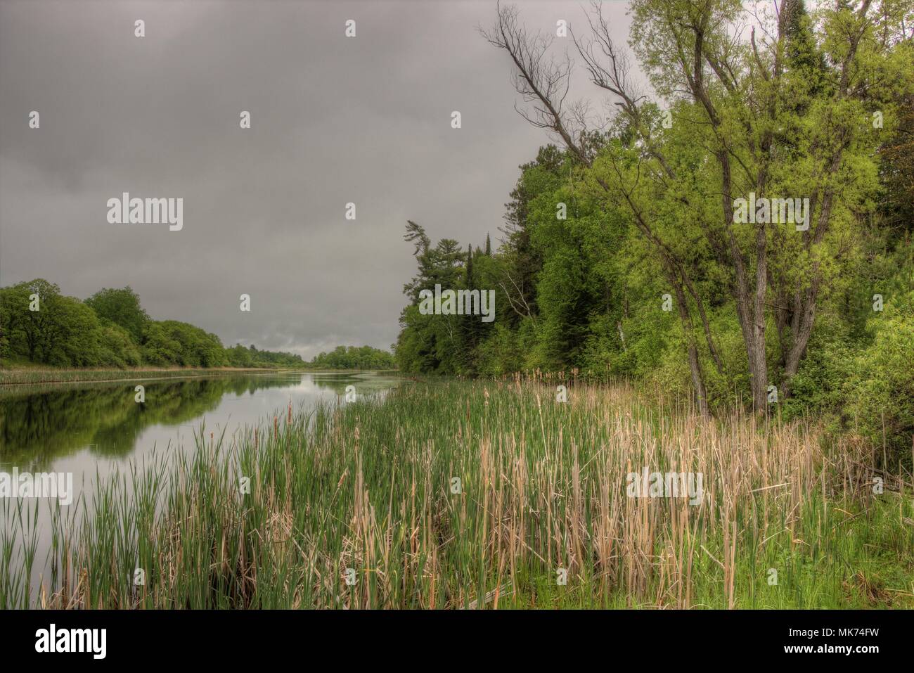 Bowstring Lake is Part of the Leech Lake Native American Reservation in ...