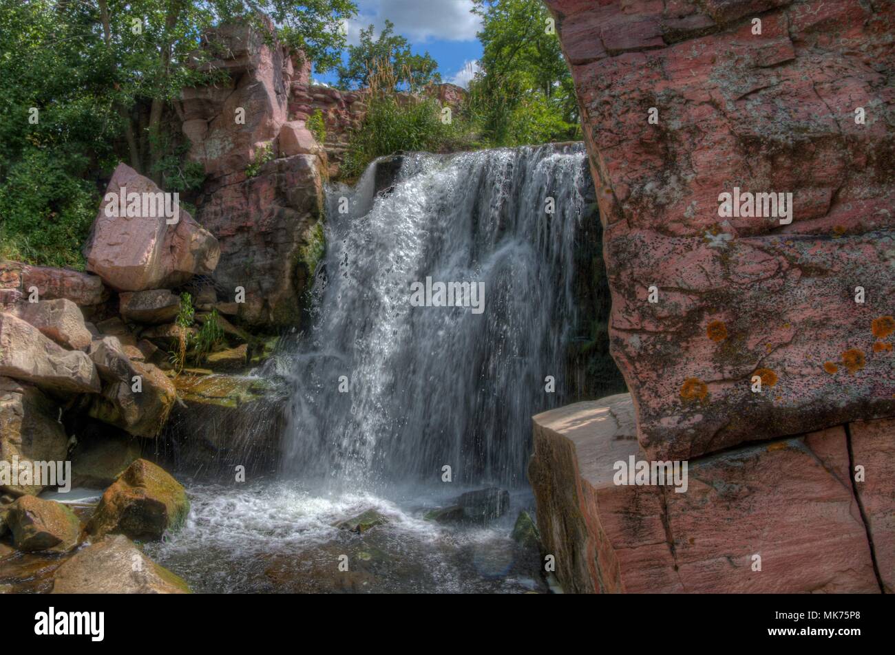 Winnewissa falls pipestone national monument hi-res stock photography ...