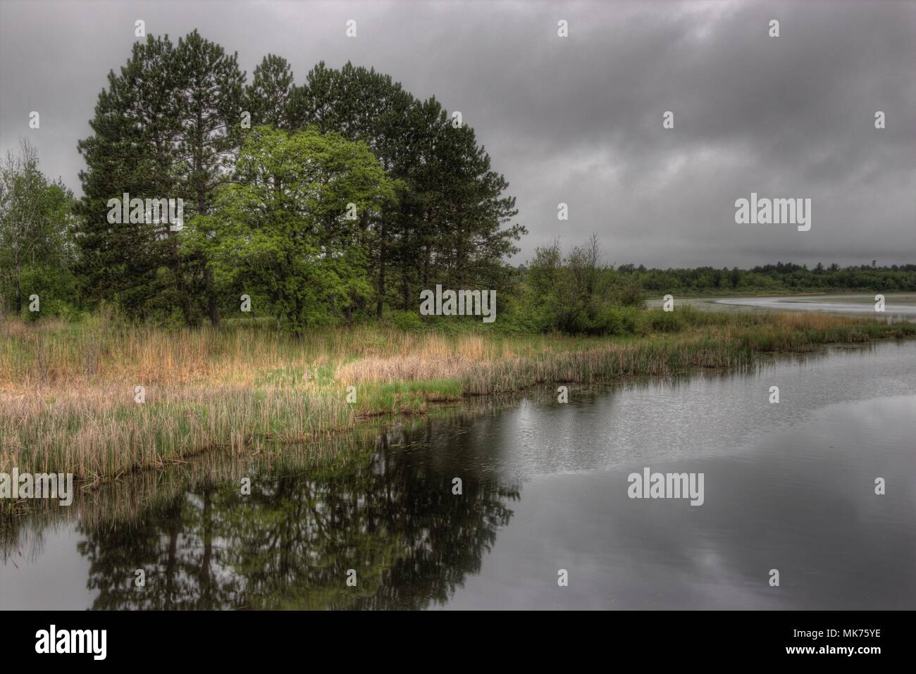 Bowstring Lake is Part of the Leech Lake Native American Reservation in ...