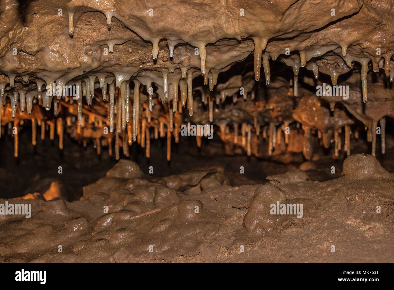 Crystal Cave is located near the Wisconsin/Minnesota Border in Spring ...