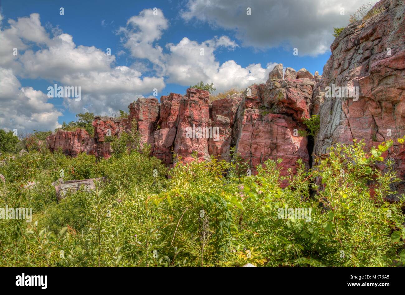 Pipestone National Monument is part of the National Park System. It is ...