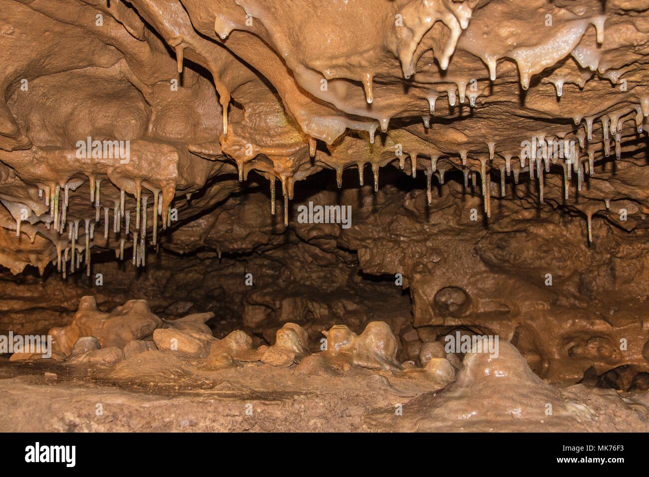 Crystal Cave is located near the Wisconsin/Minnesota Border in Spring ...