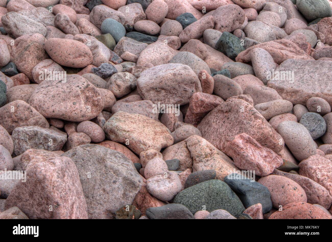 Agate Beach is on the Shore of Lake Superior in Silver Bay, Minnesota ...