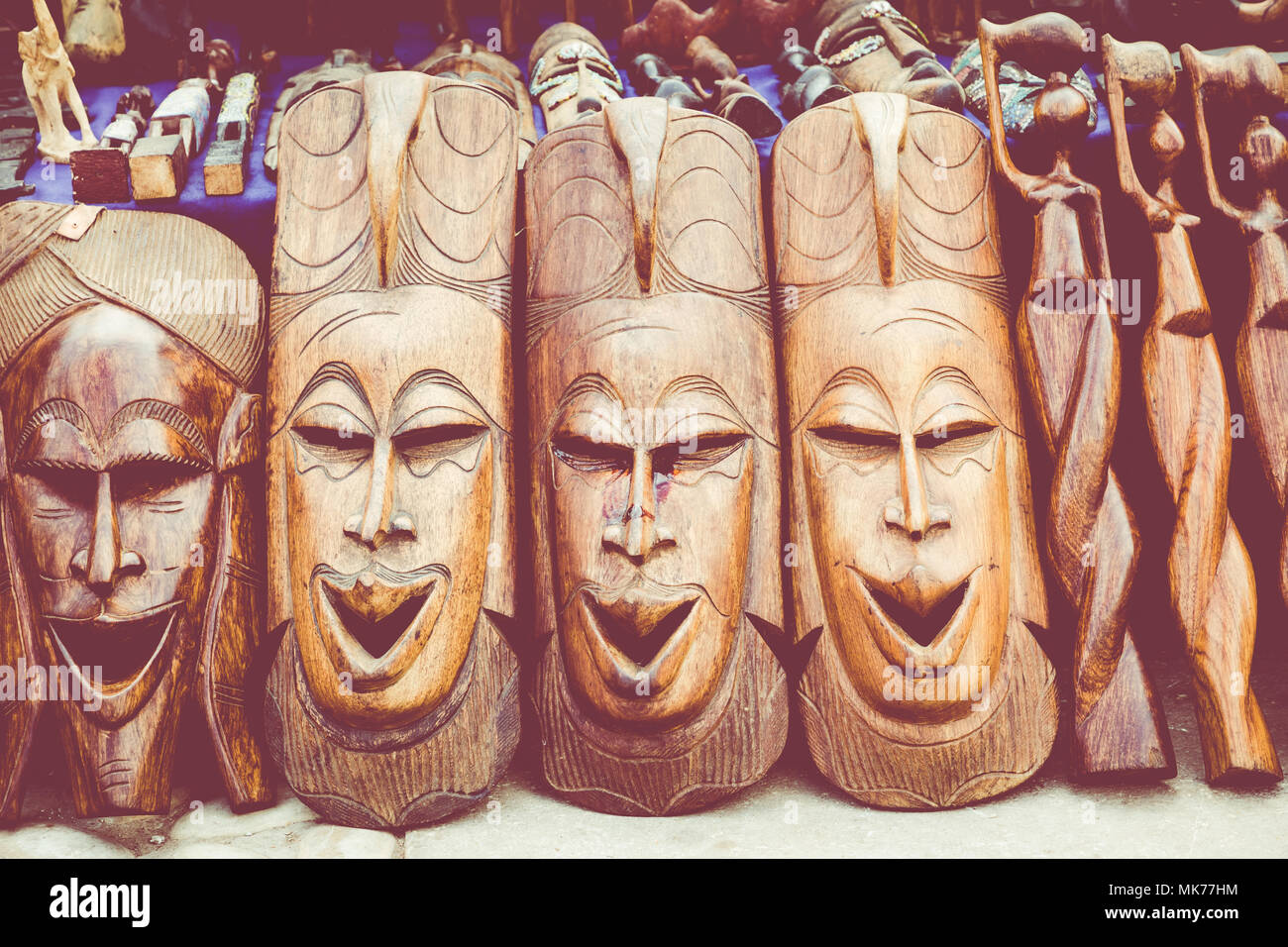 Africa masks in the theatre hi-res stock photography and images - Alamy