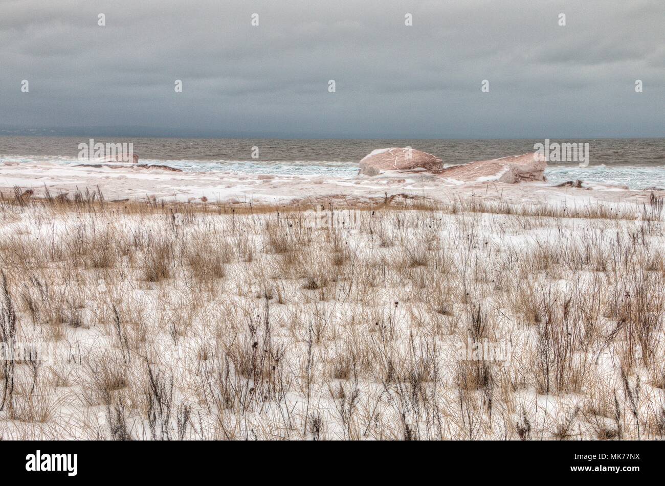 Wisconsin Point in Superior, Wisconsin is on the shore of Lake Superior ...