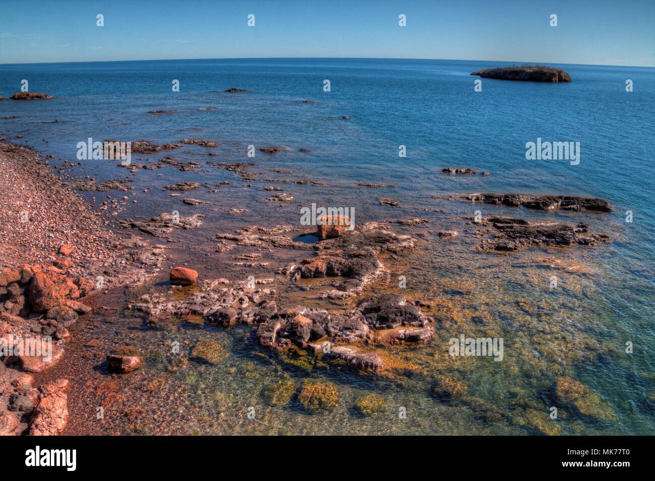 Agate Beach is on the Shore of Lake Superior in Silver Bay, Minnesota ...