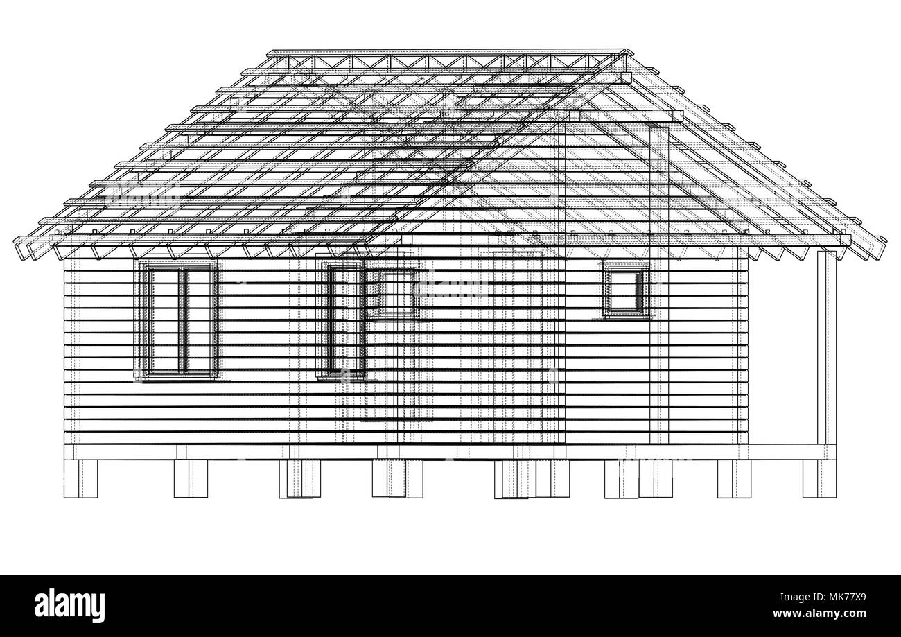 Bath house project. Vector Stock Vector Image & Art - Alamy