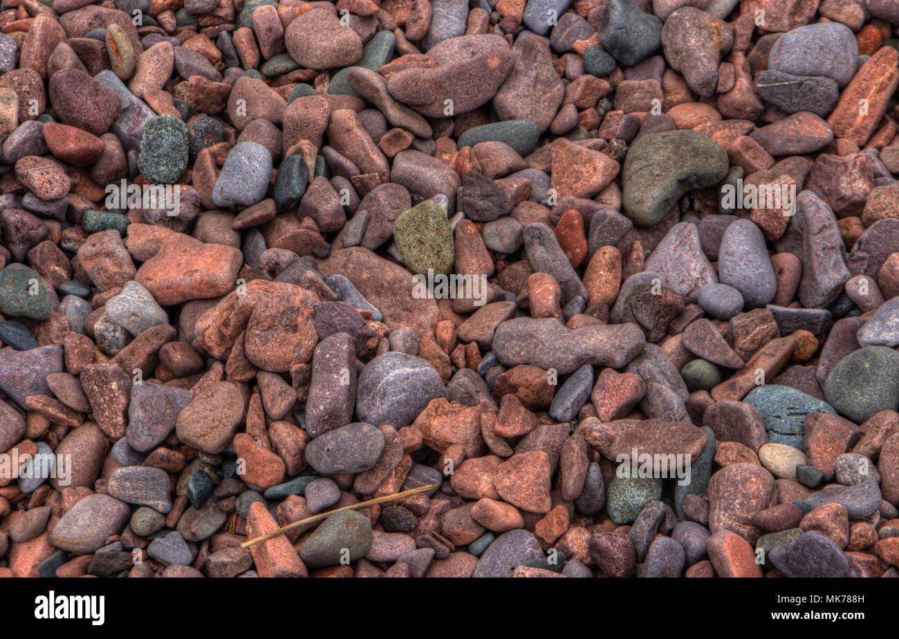 Agate Beach is on the Shore of Lake Superior in Silver Bay, Minnesota ...
