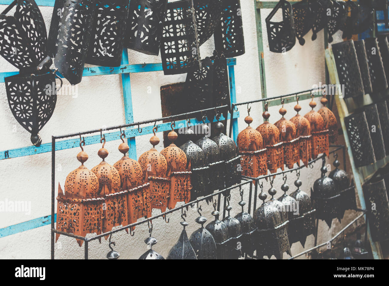 Metal arab steel plates background with ornaments, home decoration ...