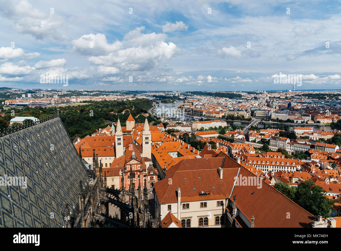Prague from tower hi-res stock photography and images - Alamy
