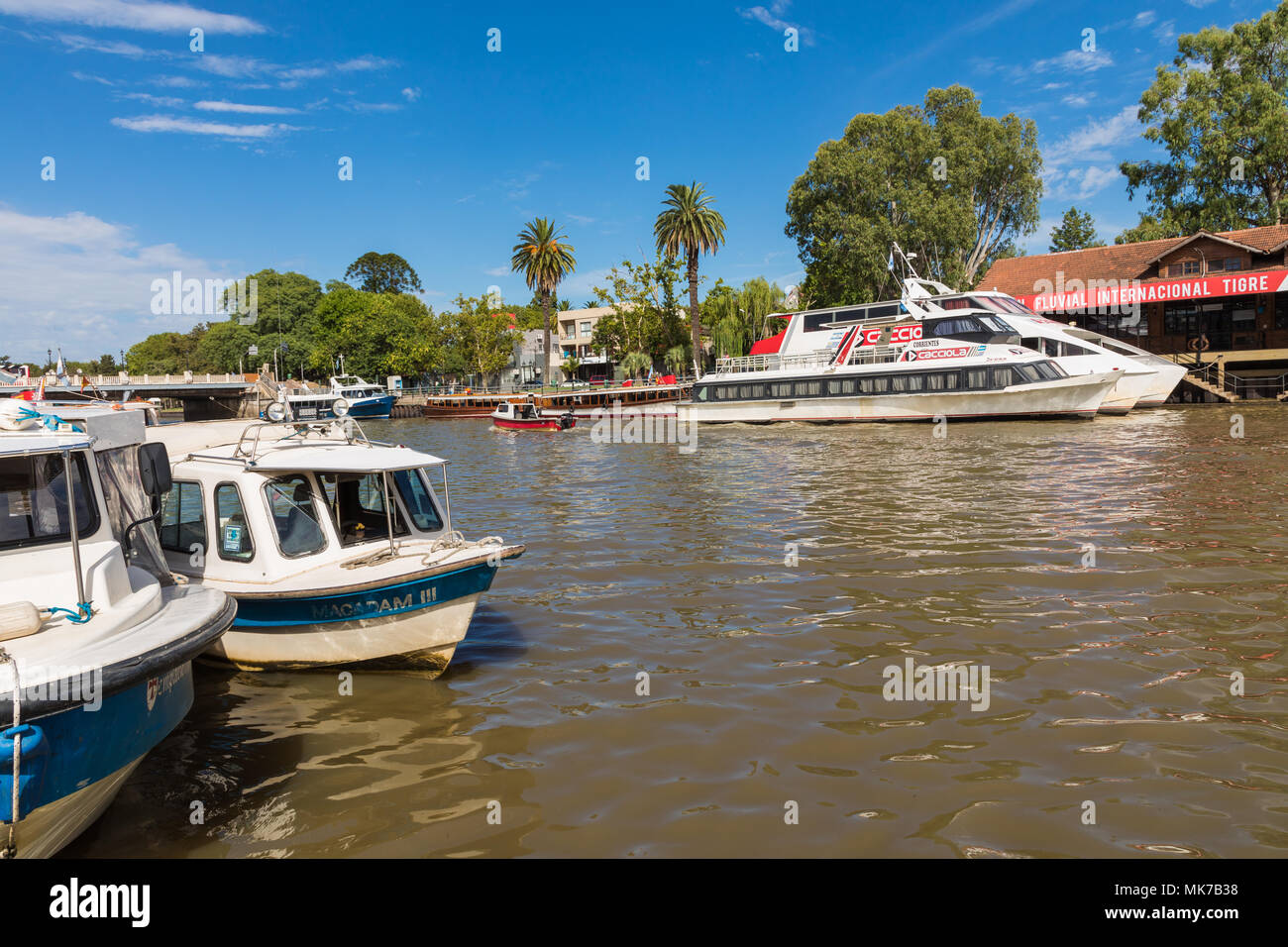 TIGRE, ARGENTINA - JANUARY 30, 2018: View of the Puerto de Frutos ...