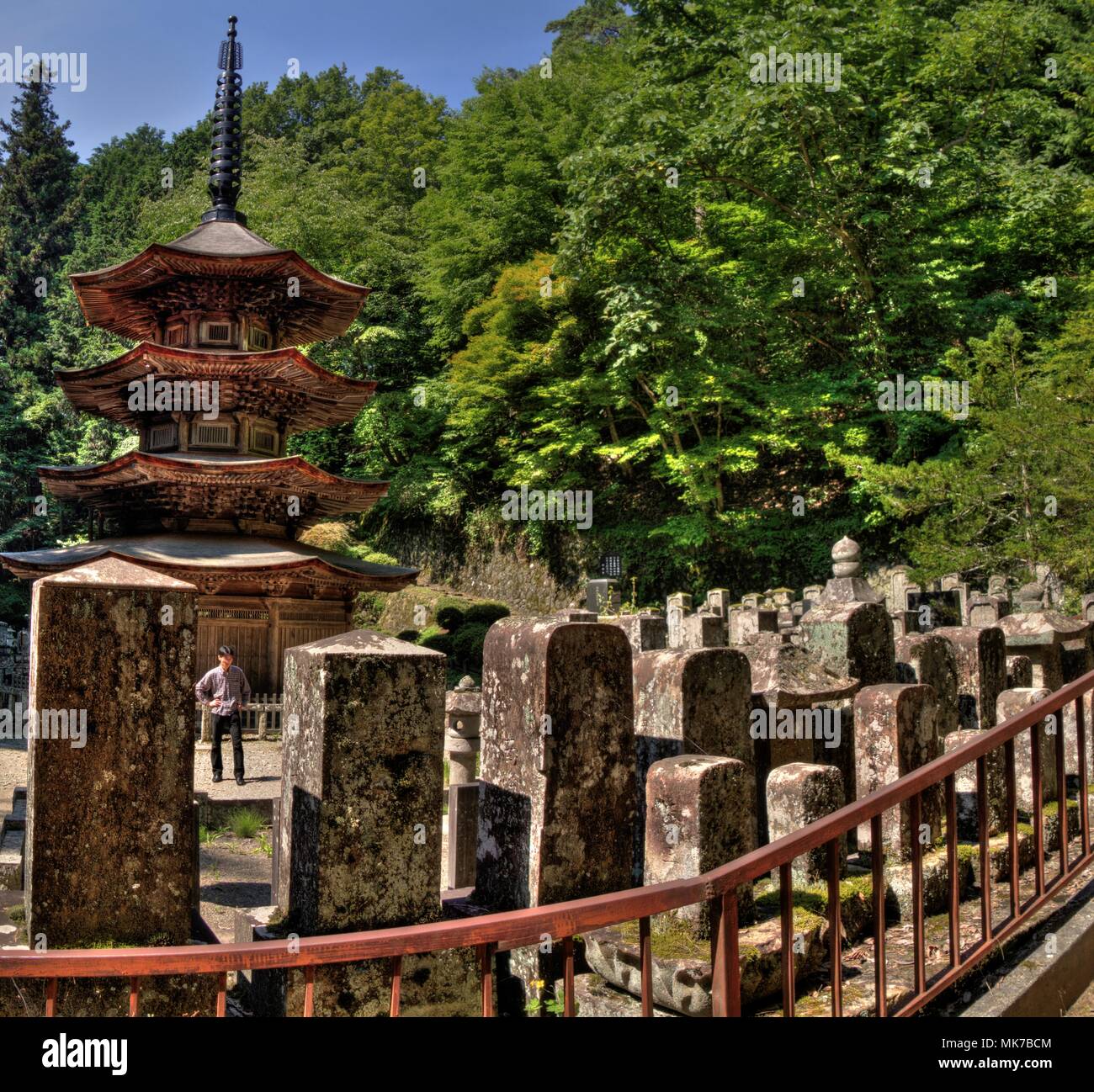 Ryukoin Temple is in the Japanese City of Ueda in the Nara Prefecture ...