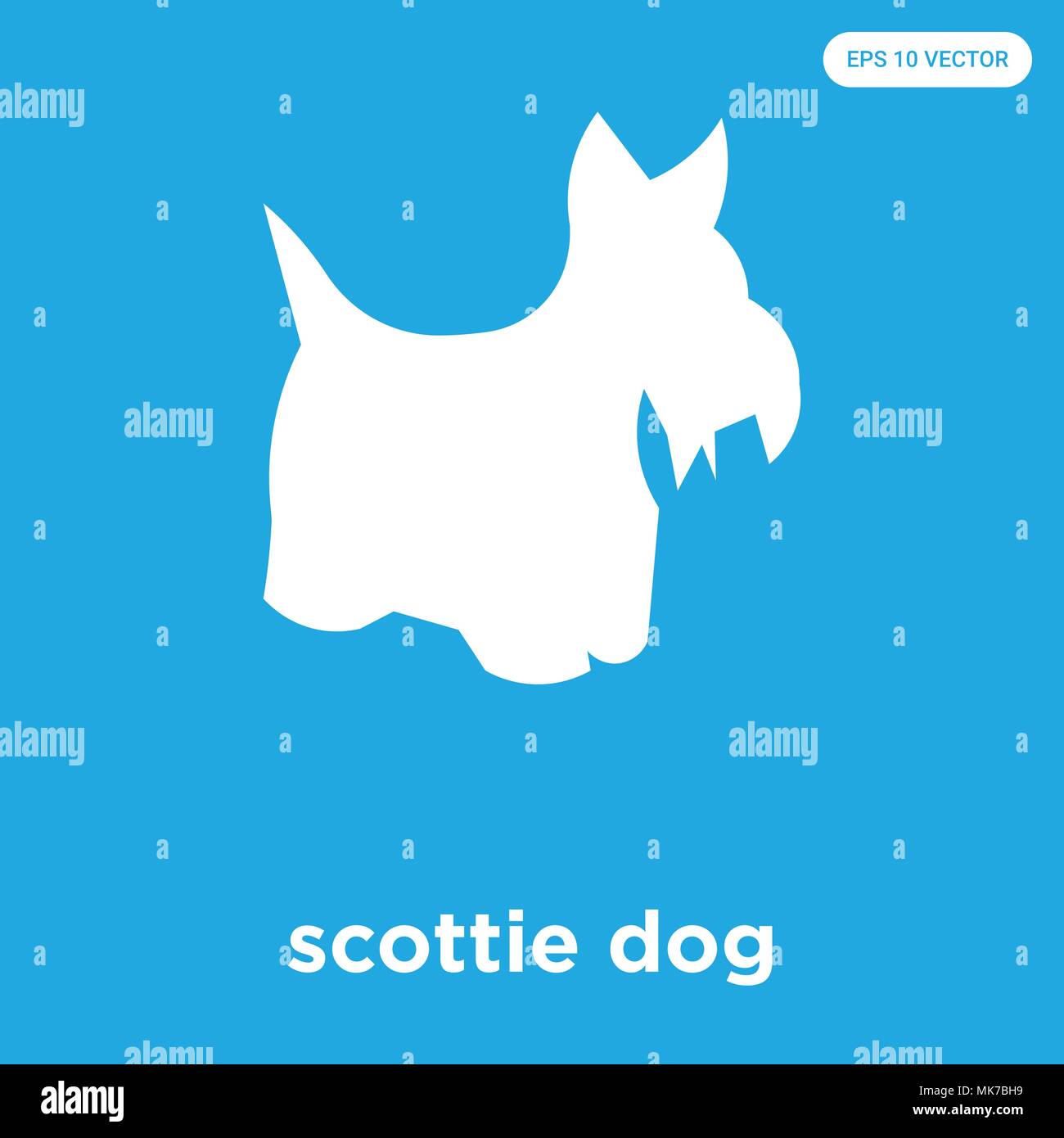 Scotty dog emblem hi-res stock photography and images - Alamy